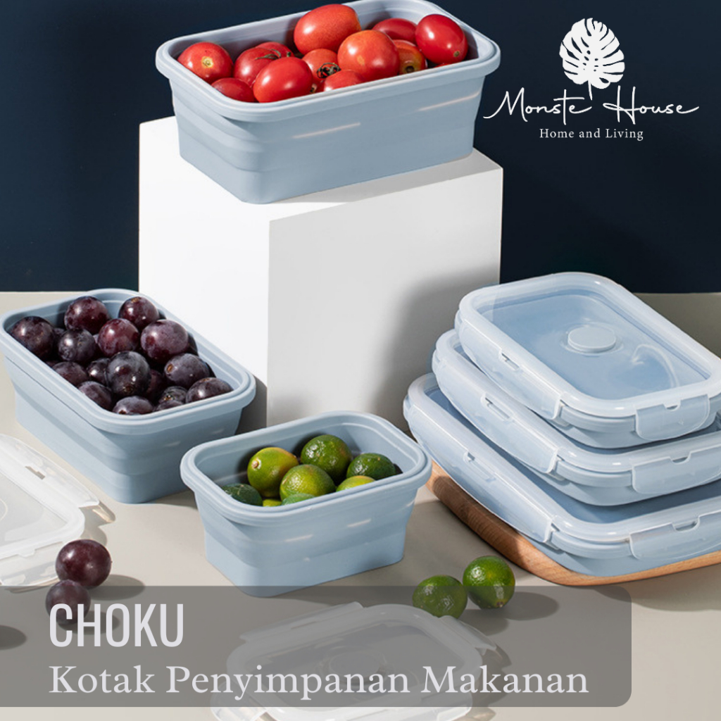 |Monste| Choku Minimalist Lunch Box Practical Collapsable Box Food Set ...