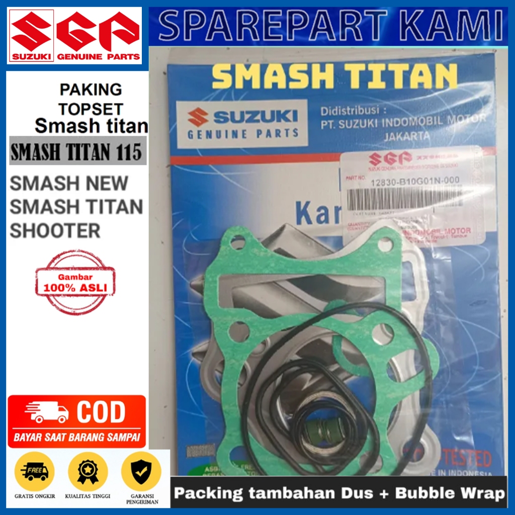 TOPSET TOP SET PACKING SUZUKI SMASH TITAN 115 SMASH NEW 115 SHOOTER ...