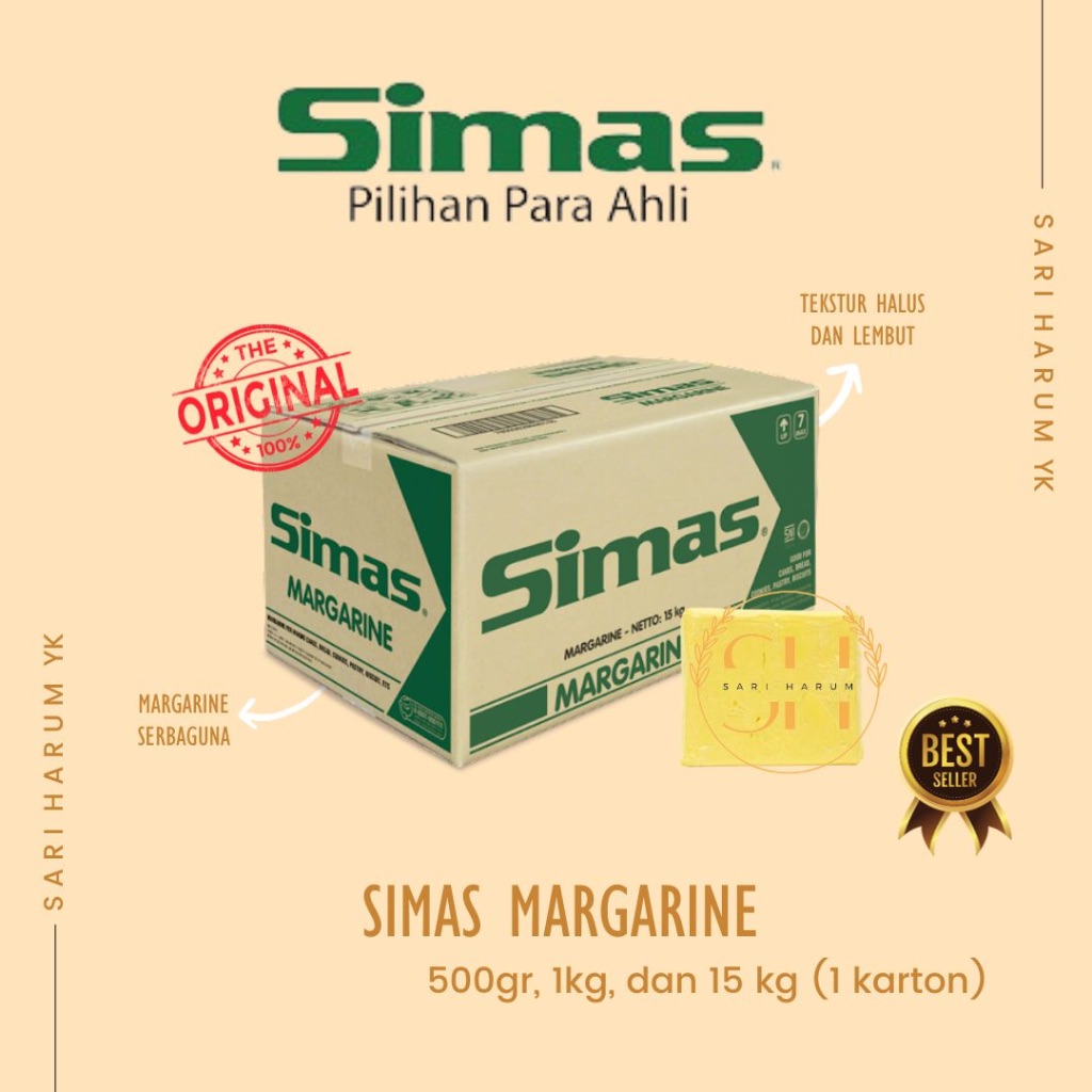 Simas Margarine Multipurpose | 15 kg (1 carton) | | Shopee Malaysia