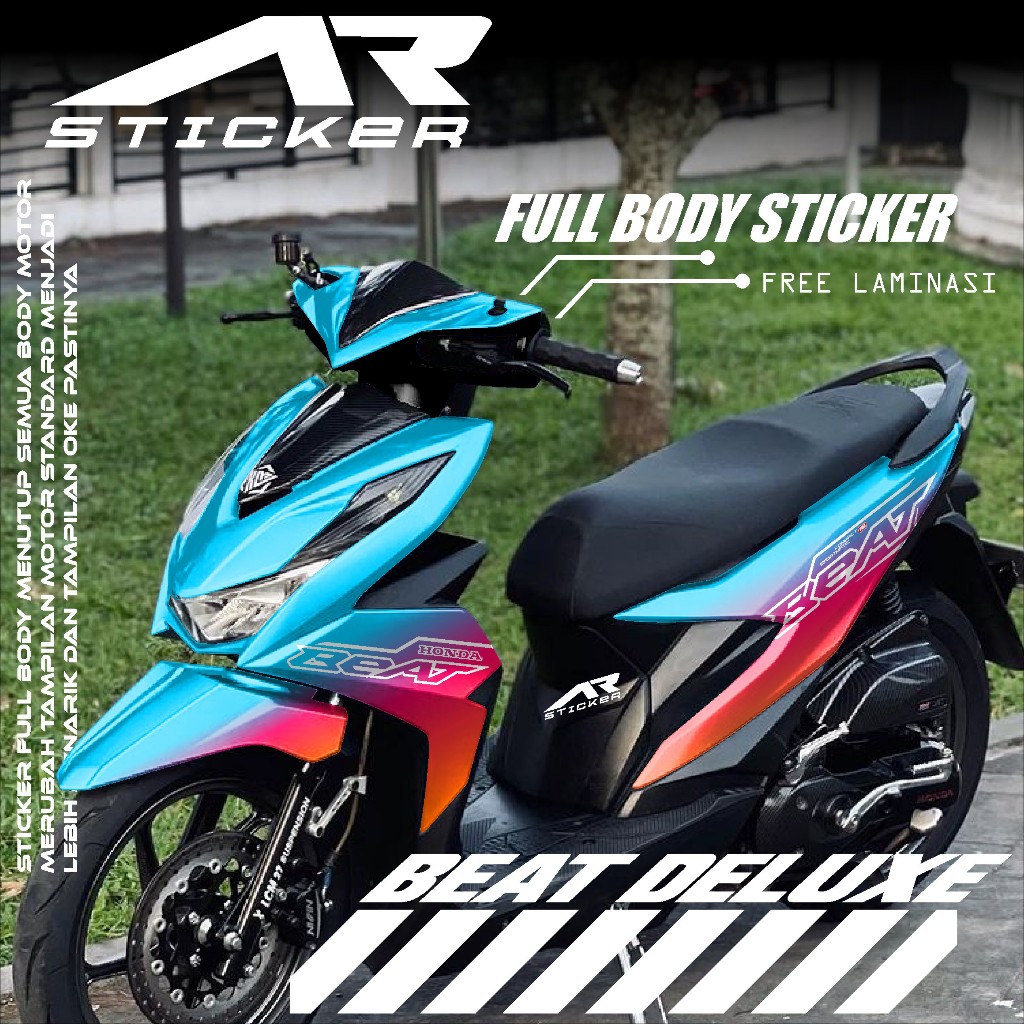Sticker Motorcycle Full Body Honda Beat Deluxe Beat Street CBS Decal ...