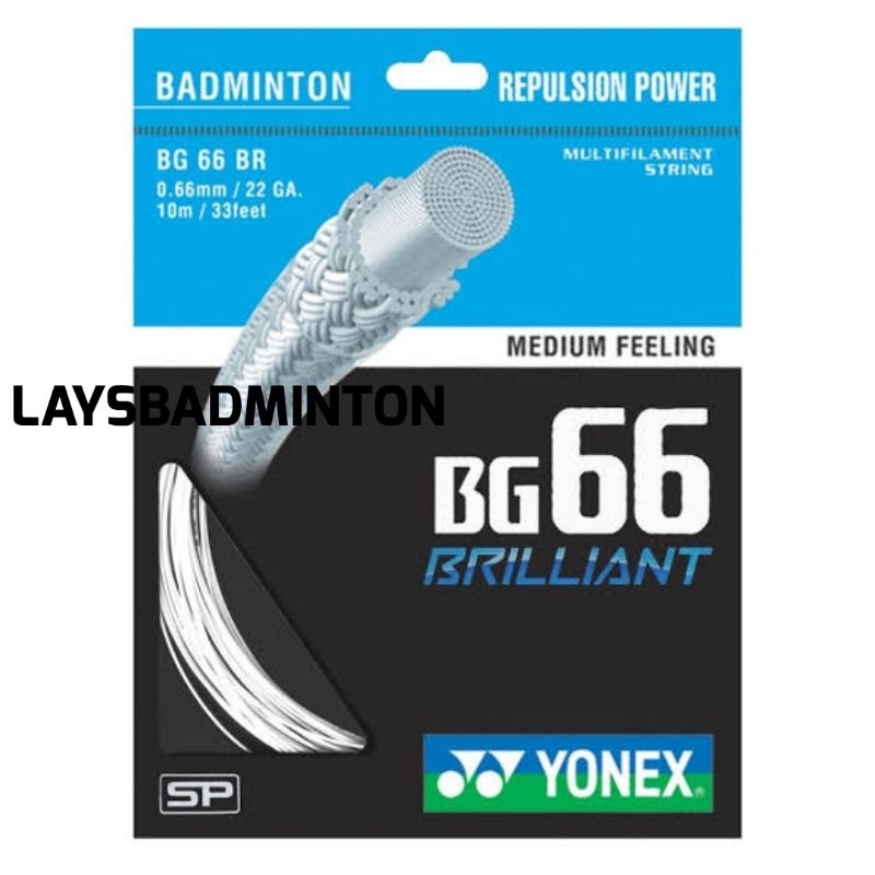 Yonex BG66 BRILLIANT ORIGINAL String MADE IN JAPAN | Shopee Malaysia