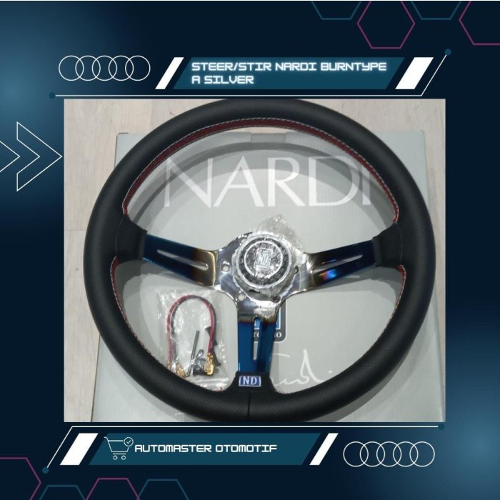 Stir/steer Nardi Burntype A (Silver) | Shopee Malaysia