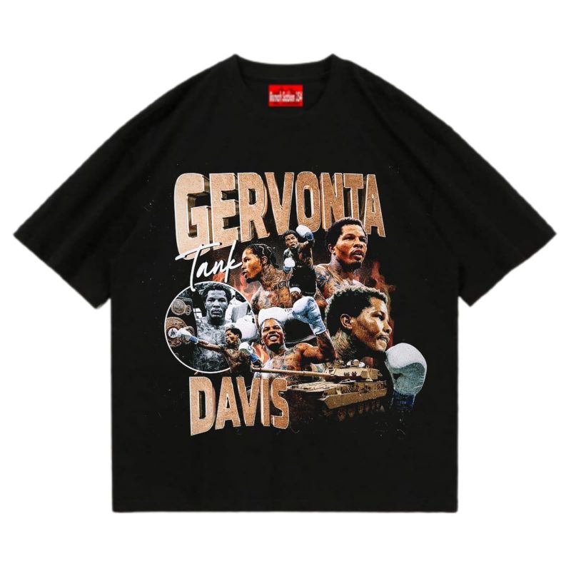 HITAM PUTIH Gervonta DAVIS T-Shirt | T-shirt | Davis GERVONTA TANK ...