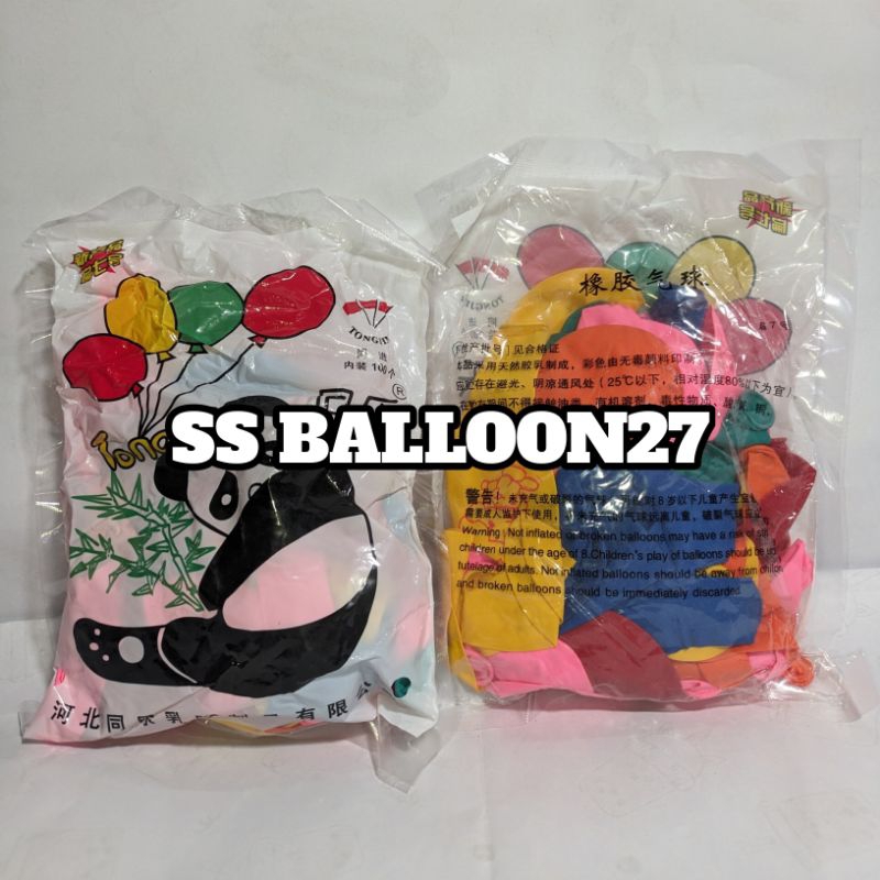 7 INCH BALLOONS 100 Pcs | Shopee Malaysia