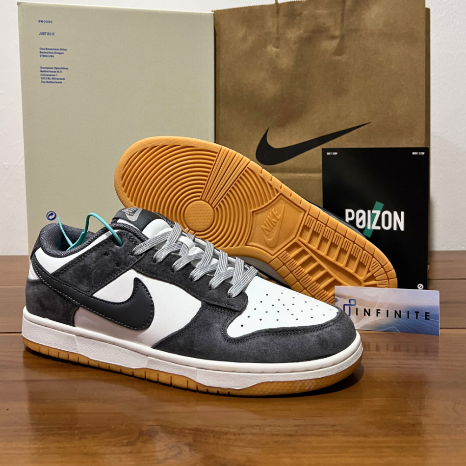 Nike Sb Dunk Low List Gray Sneakers For Men Premium | Shopee Malaysia