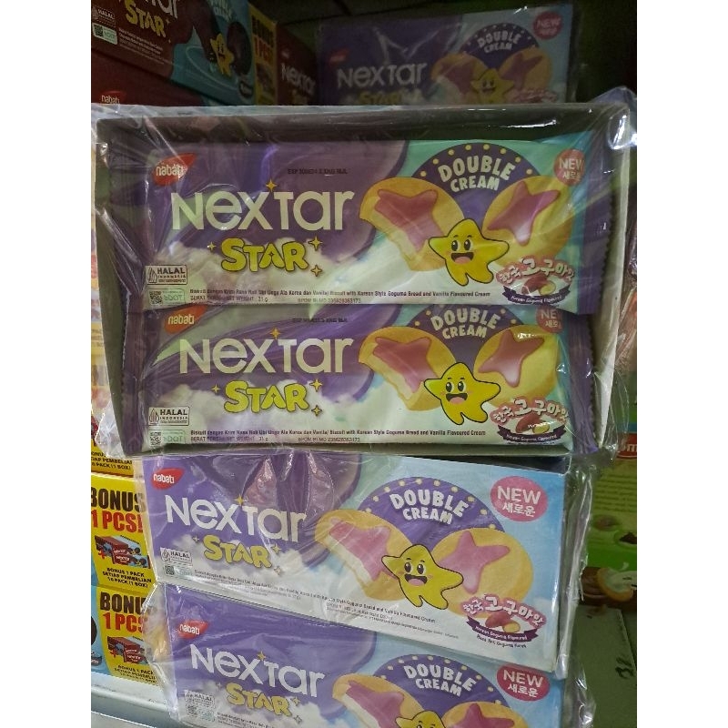 Nextar Star Goguma Double Cream Contents 10pc | Shopee Malaysia