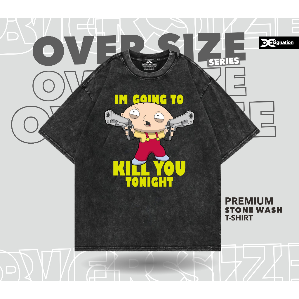 Designation - Kaos FAMILY GUY Stone Wash Oversize ACID / Tshirt Vintage ...