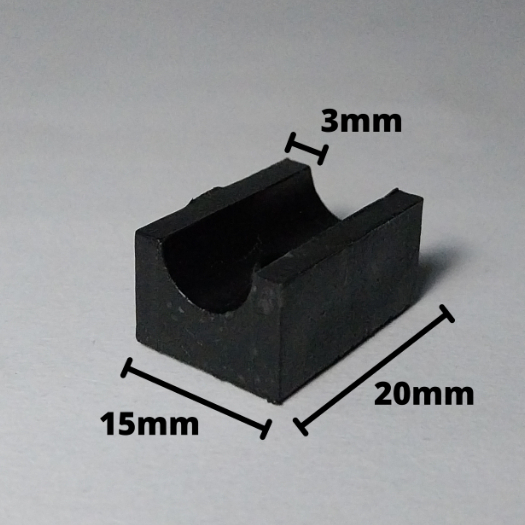 Concave Plastic Legs for Table and Chair Bases 10mm U model / Concave ...