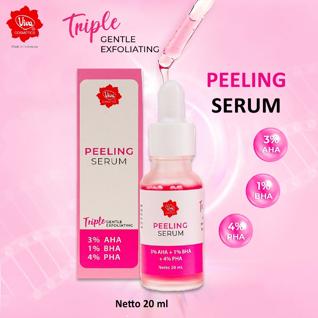 Viva Peeling Serum with AHA BHA PHA Serum Facial Exfoliation Skincare ...