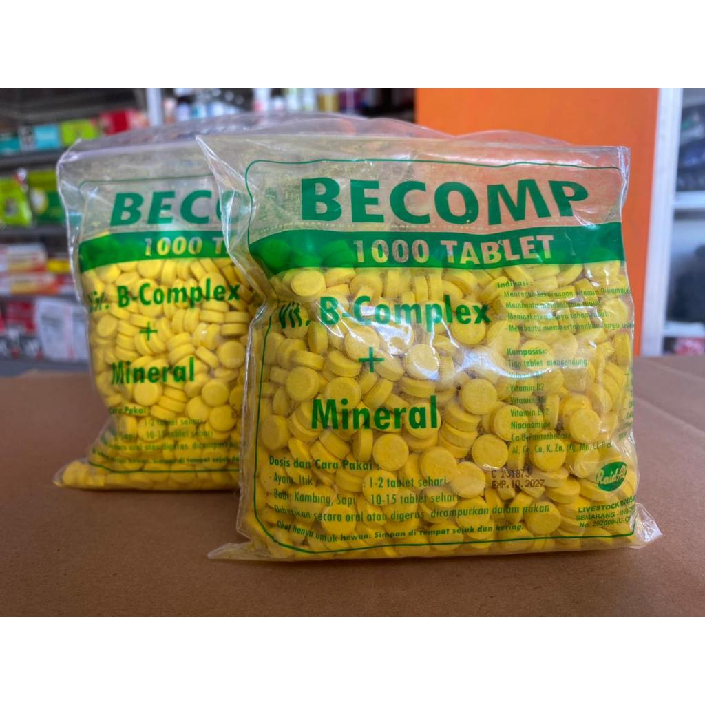Vitamin B Complex Becomp 1000 Tablets Vit B Comp Plus Mineral For ...