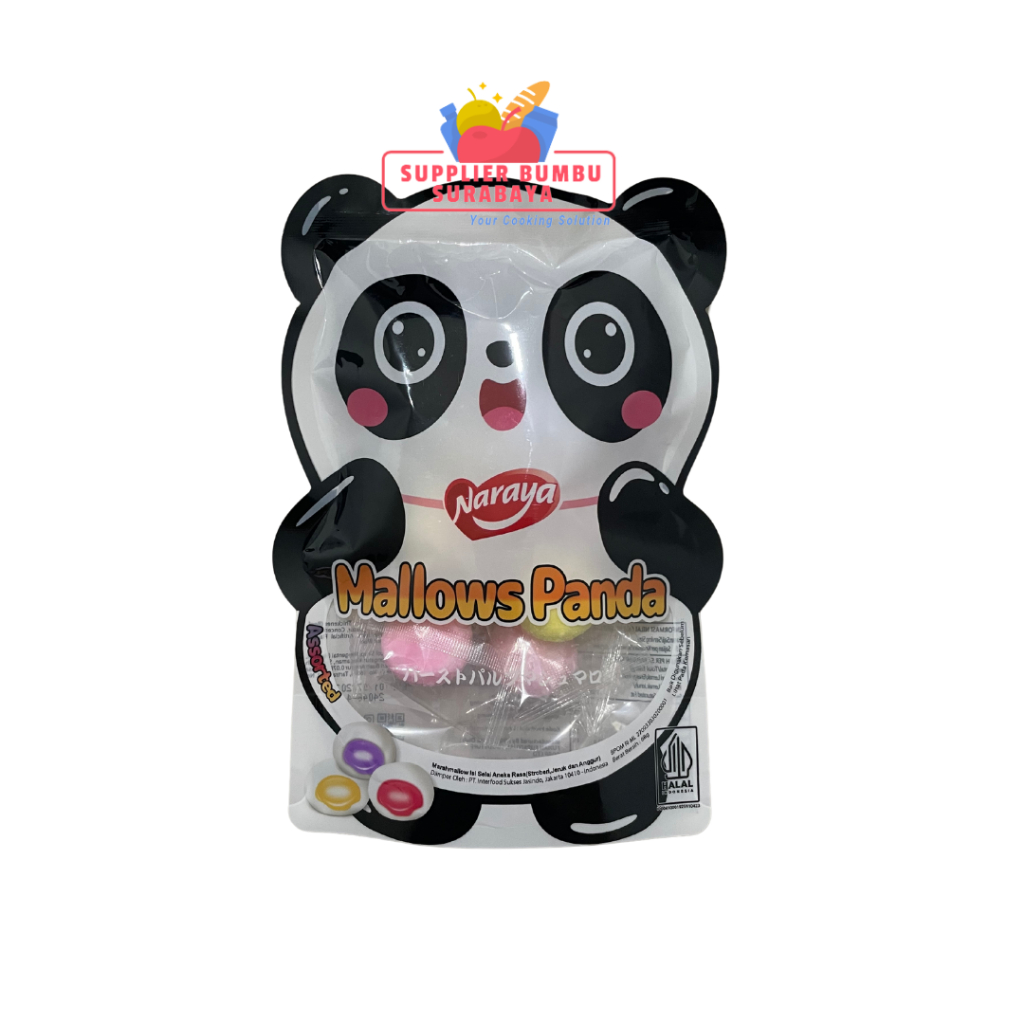 Naraya Marshmallow Mallows Panda Assorted Small 68g | Shopee Malaysia