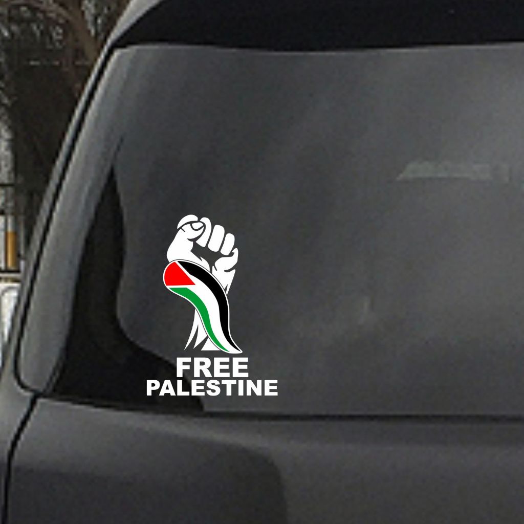 Cutting sticker Car sticker free palestine gaza Car Glass sticker Cool ...