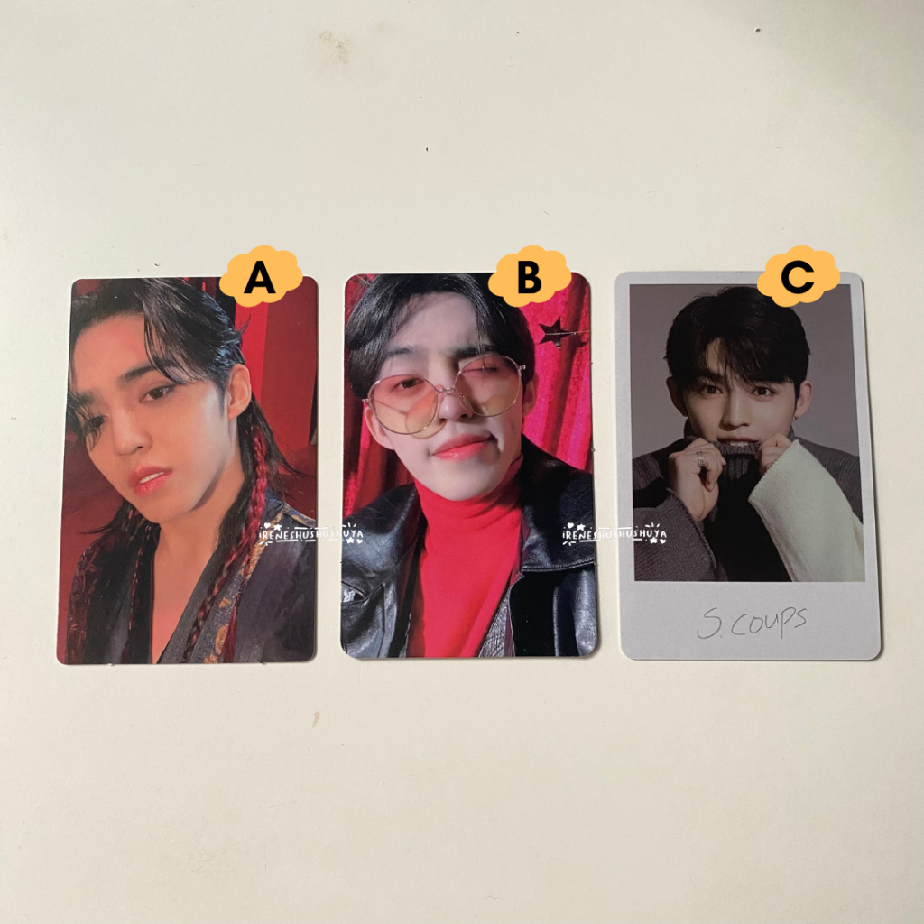 Official Photocard PC Trading Card TC Scoups Seungcheol Seventeen ...