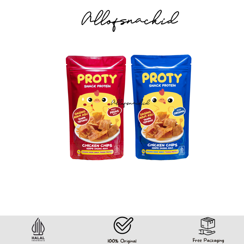 Proty - Protein Snack - Chicken Chips - Crispy Chicken Chips - 18gr ...