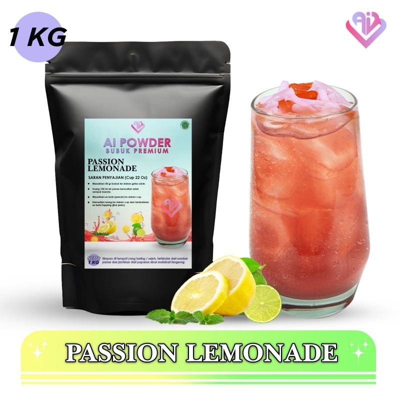 Passion Lemonade Powder Drink Premium The Best Instant 1Kg | Shopee ...