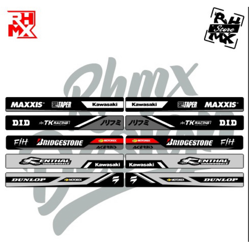 Arm sticker klx dtracker 150 swing arm list dt klx kawasaki swing arm ...