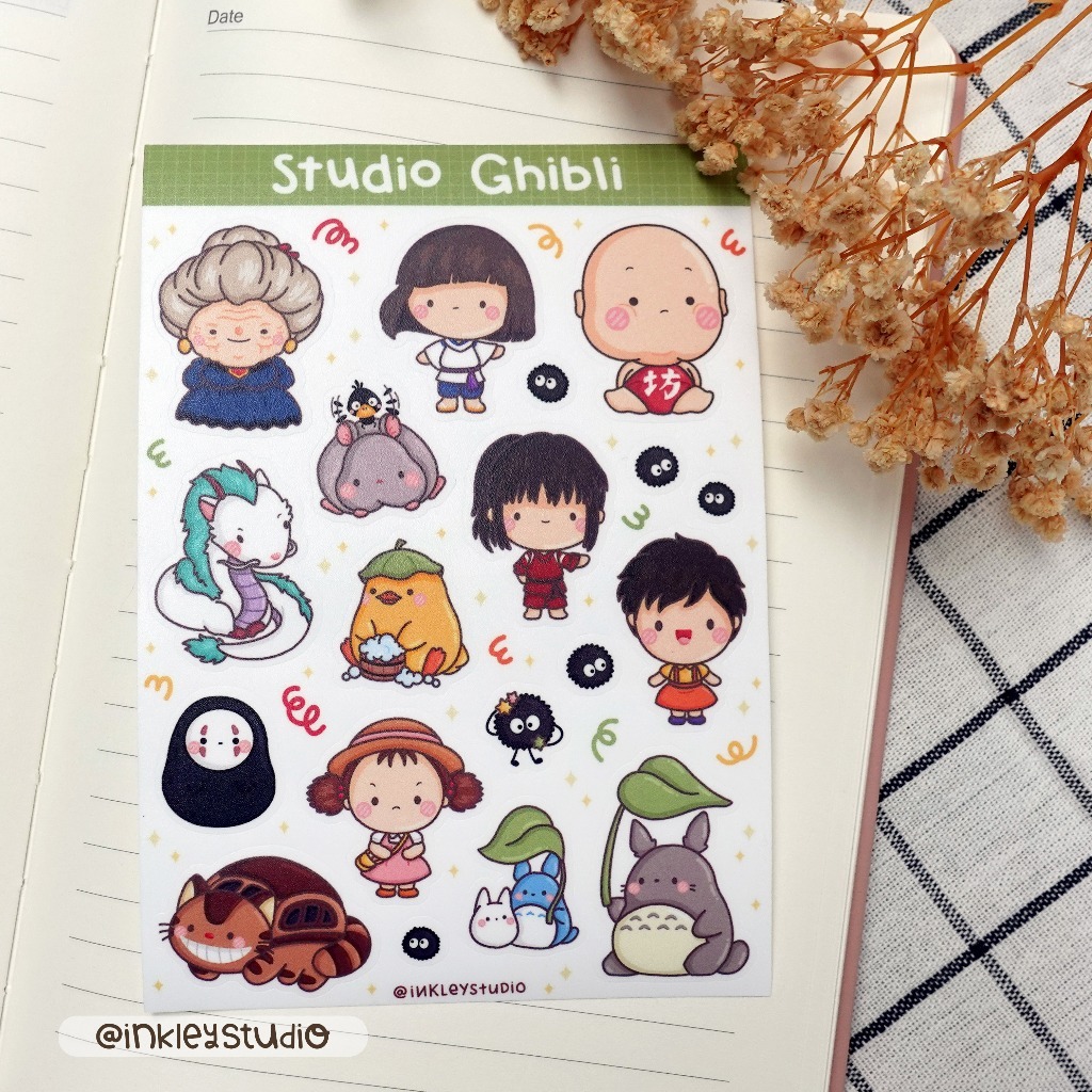 Ghibli Sticker Sheet Series | Waterproof Waterproof Waterproof ...