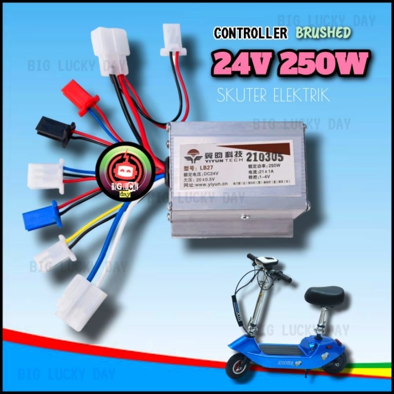 MESIN Controller 24V 250W ELECTRIC SCOOTER UNIVERSAL E-SCOOTER ...