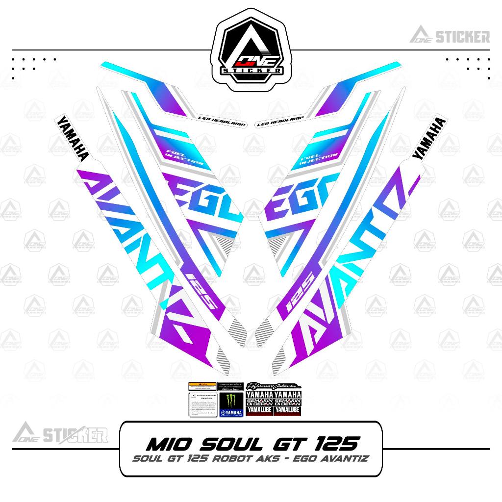 Striping Mio Soul GT 125 Motif X32/Robot/Ego/Avantiz/Solariz/2012-2017 ...