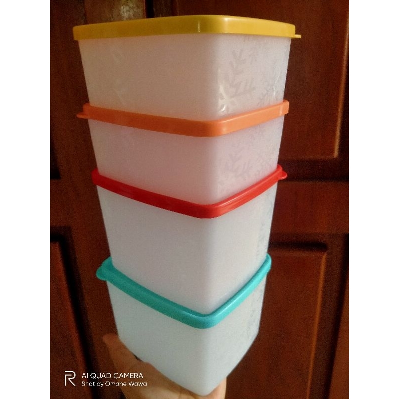 Square round freezer Tupperware | Shopee Malaysia