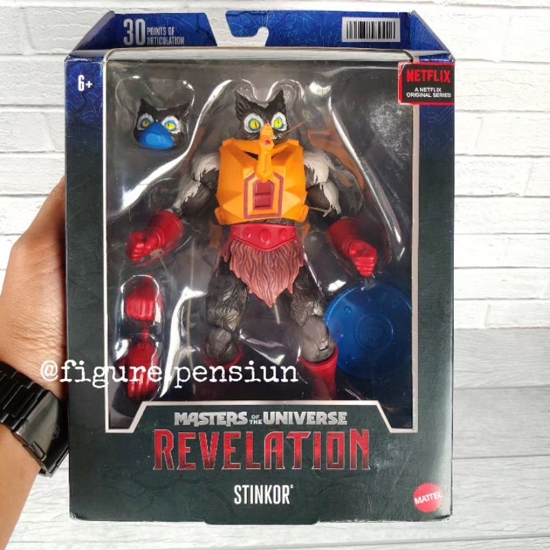 Mattel MASTERS OF THE UNIVERSE REVELATION STINKOR MASTERVERSE ACTION ...