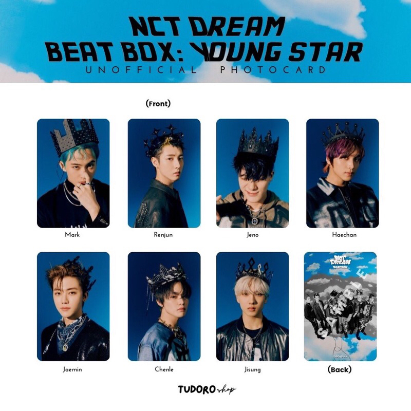 (BUNDLE 7 MEMBERS) NCT DREAM Beatbox Young Star Unofficial PC PHOTOCARD ...