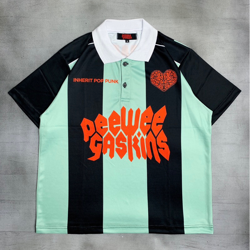 Jersey Pee Wee Gaskin - Home Stripe Black-Green | Original Merchandise ...