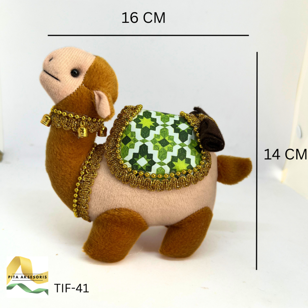 (12 Pcs) Eid Decoration Large Standing Camel Doll 14 CM Eid Al-Fitr ...