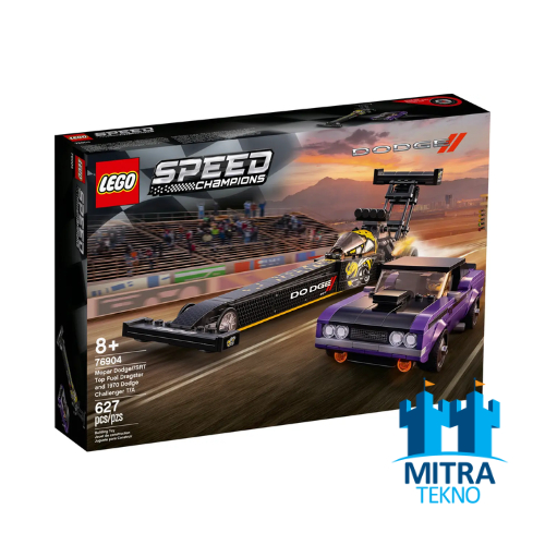 Lego Speed Champions 76904 - Mopar Dodge SRT Dragster and 1970 Dodge ...