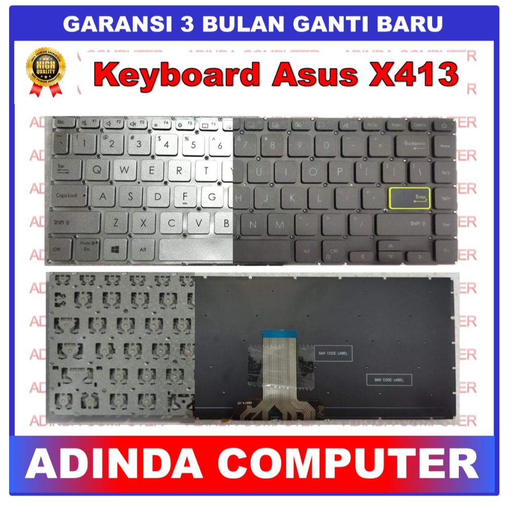 Keyboard Asus Vivobook 14 A413 X413 E410 K413E K413EA K413EQ K413F ...