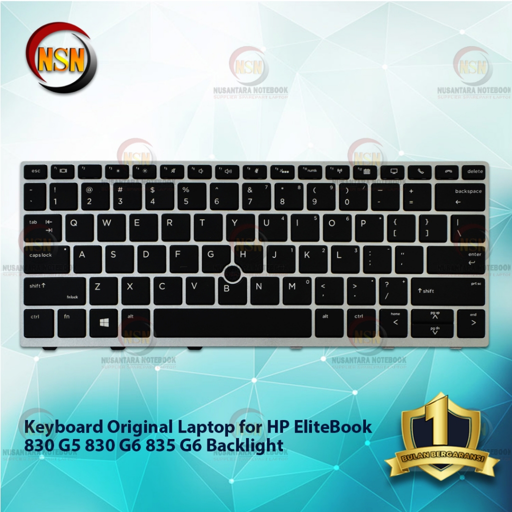 Original HP EliteBook 830 G5 830 G6 835 Backlight Laptop Keyboard ...