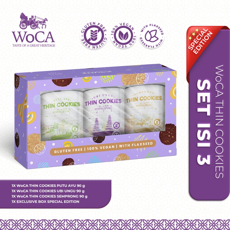 Woca Krunz Thin Cookies Bundling Package 3 New Variants | Shopee Malaysia