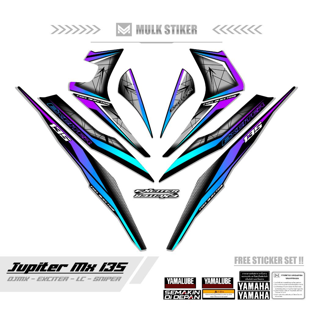 Striping JUPITER MX LAMA 135 / MTF 63 / STICKER MX / SETIKER JUPITER MX ...
