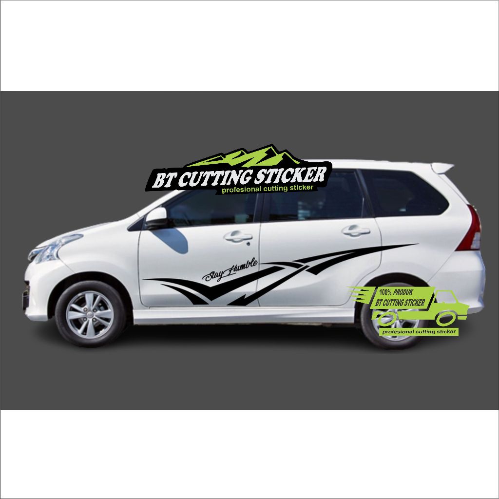 Av81 Car Sticker toyota Avanza Sticker Avanza Lis Side Body Lis Stay ...