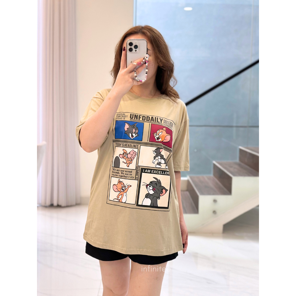 Infinitee T-Shirt Oversized Women Jumbo Size Latest Motif IF 162 ...