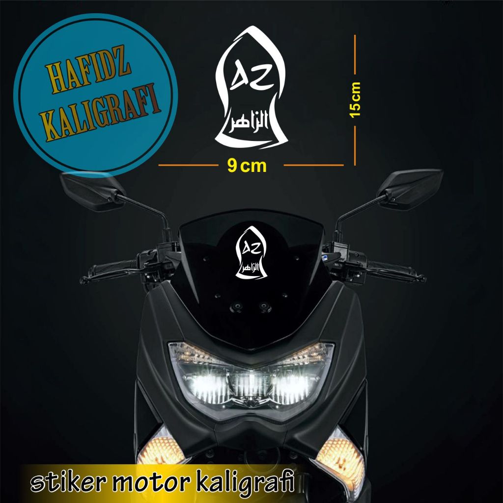 Sticker cutting sticker for azzahir az zahir calligraphy motorbike ...