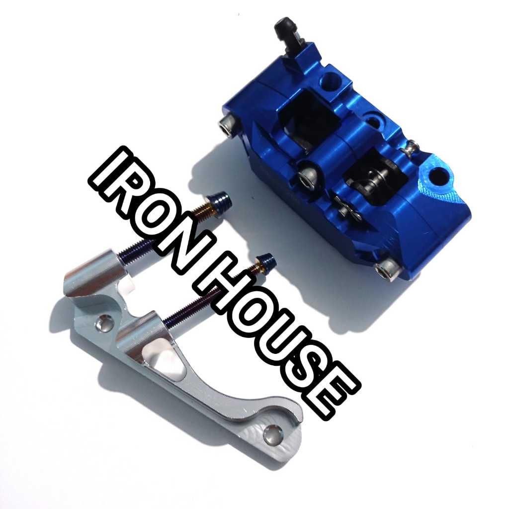 Nis CALIPER PACKAGE 4 PISTON PLUS BREQUETTE HONDA SUPRA 125 REVO VIT ...