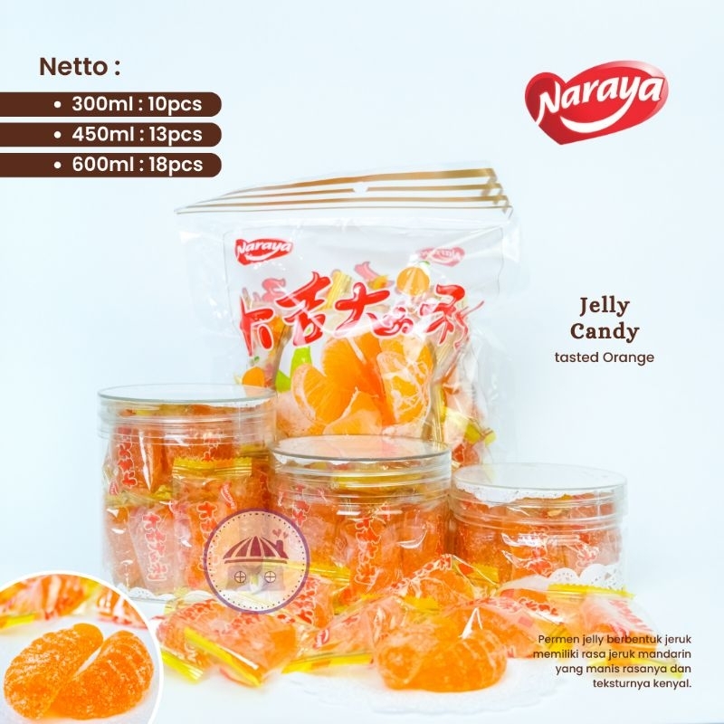Eid Hampers Jelly Candy with Original Mandarin Orange Flavor, Shape and ...