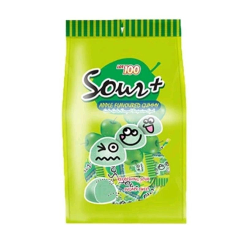 LOT 100 Sour Candy + Flavored Gummy 28g | Shopee Malaysia
