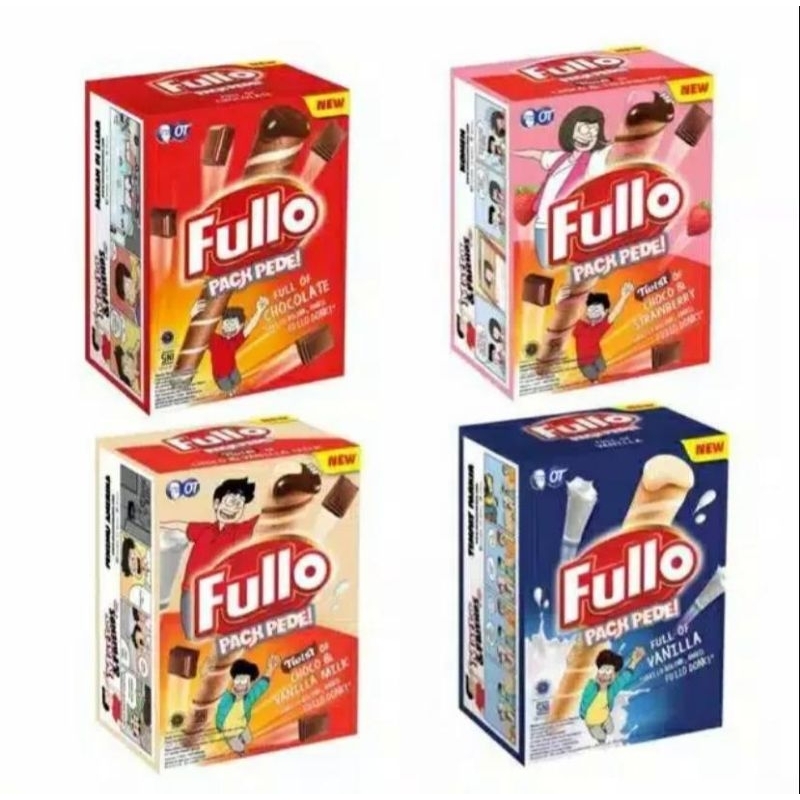 Snakc Fullo wafer Roll Snacks Vanilla and Chocolate Flavor 1 Box ...