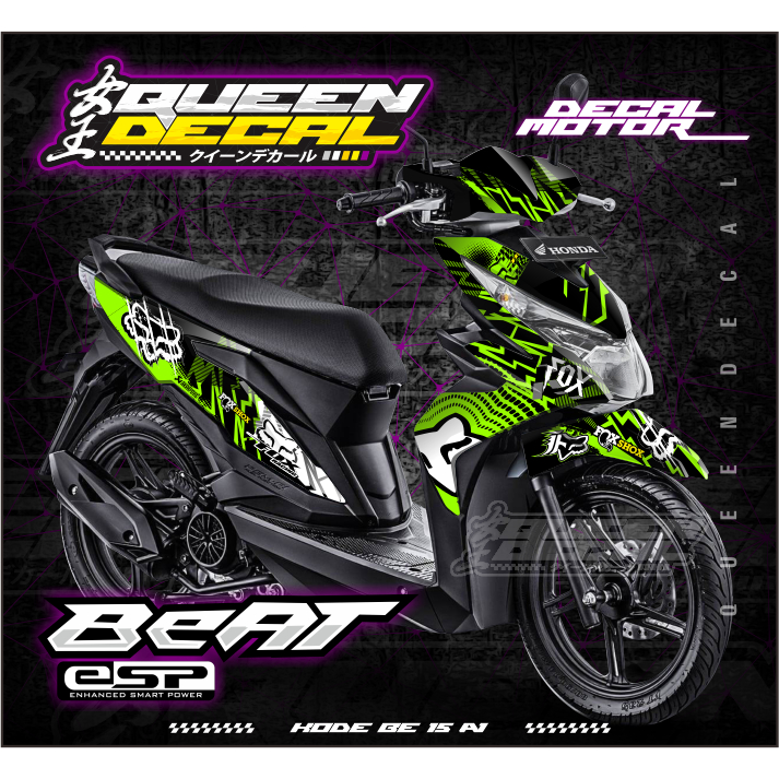 Decal Sticker FullBody BEAT ESP 2017-2019 - FOX SHOX Design Decal ...