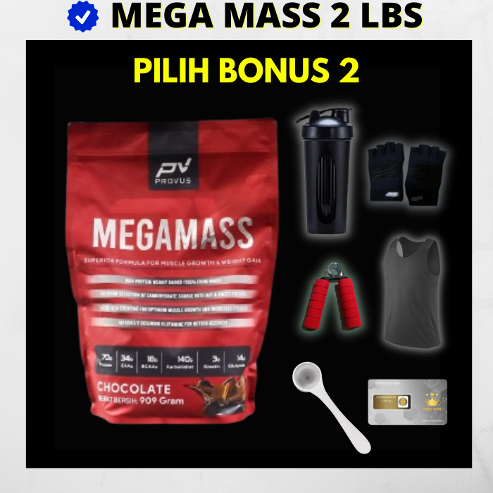 Provus Mega Mass 2lbs Milk Gainer Mass Protein Enhancer Mega Mass ...