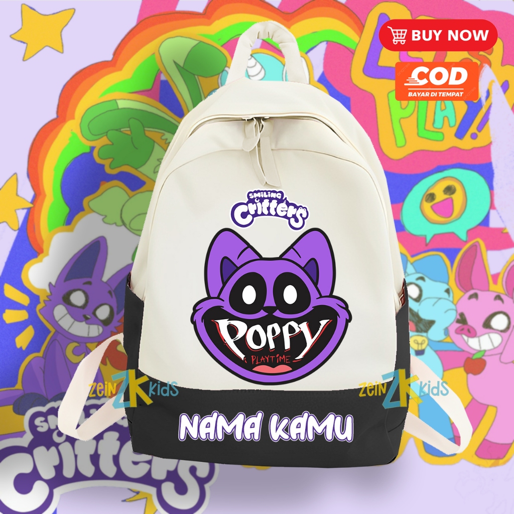 Poppy Playtime CATNAP Kindergarten/Preschool Children's School Bags ...