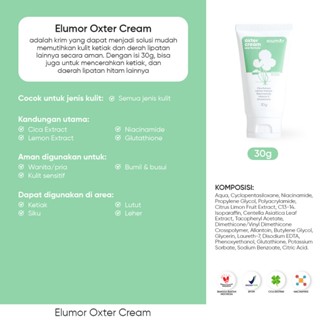 Bundle Oxter Gel New Formula 50g+Elumor Oxter Cream 30g | Shopee Malaysia