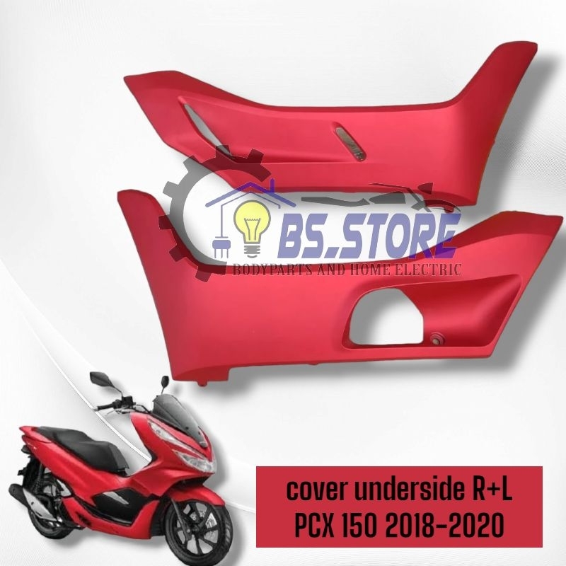 HITAM PUTIH Cover SIDE UNDERSIDE PCX 150 2018-2020 BODY BOTTOM RIGHT ...