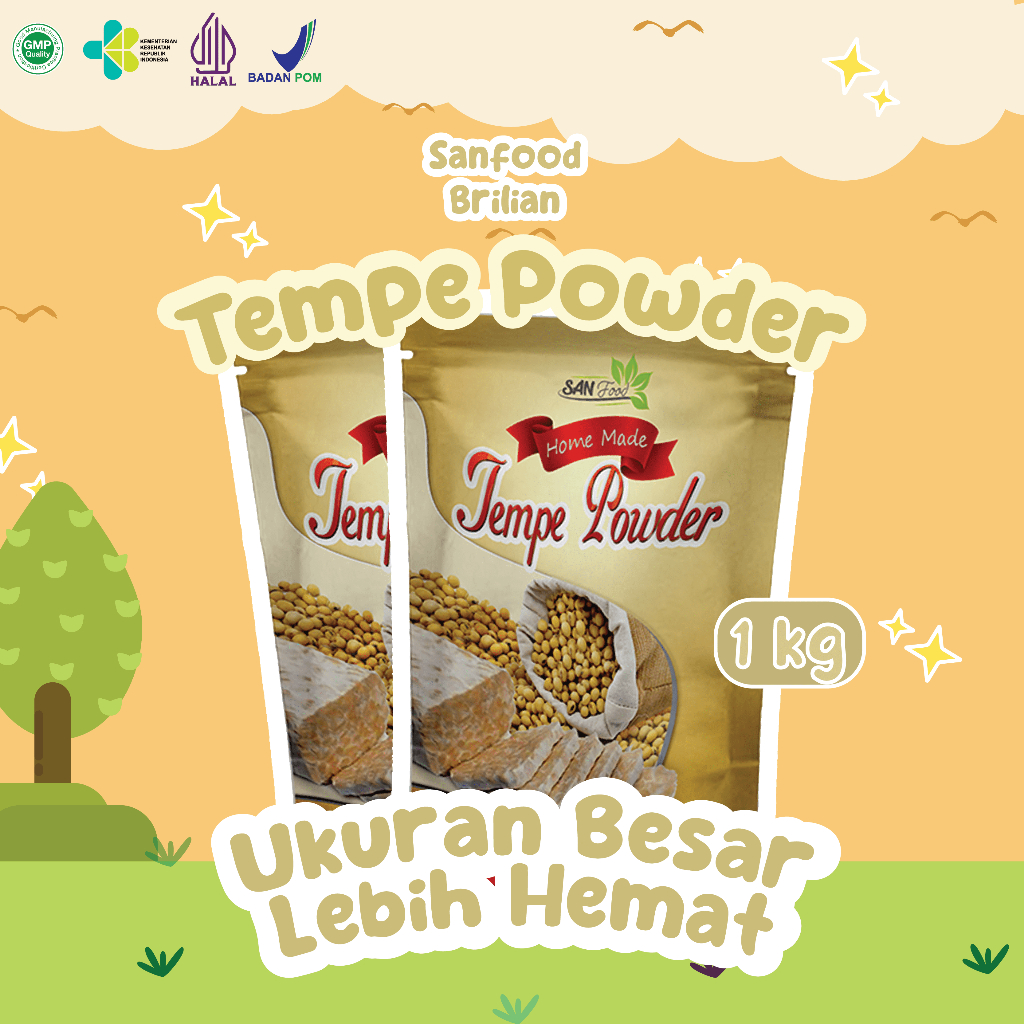 Tempe Powder 1KG Tempe Powder Large Packaging Is More Efficient ...