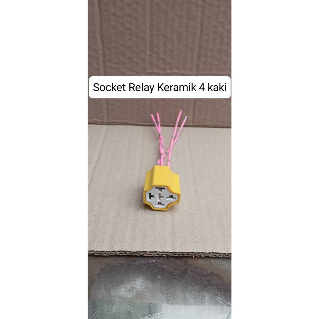 Socket / ceramic Relay socket 4 feet house socket ceramic relay 4 ...