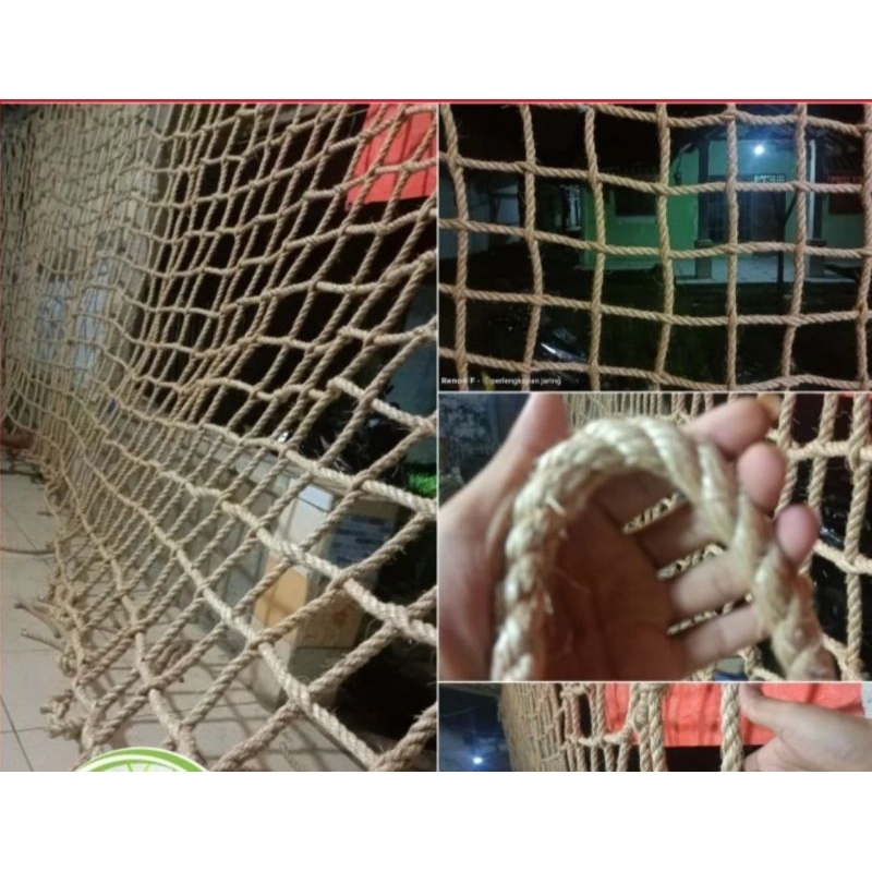 Manila rope net 12mm,14mm,16mm(,OUT BOND) | Shopee Malaysia