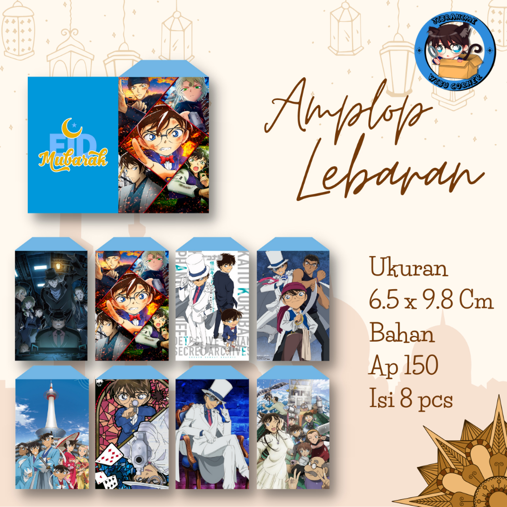 Detective conan anime Eid envelope / Detective conan / meitantei conan ...
