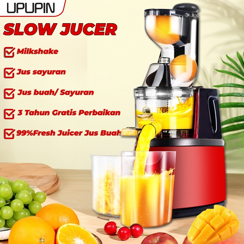 Upupin Multifunction Slow Juicer 99% Fresh Fruit Juice Blender Large ...
